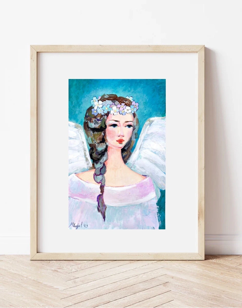 Guardian Angel Face Drawing