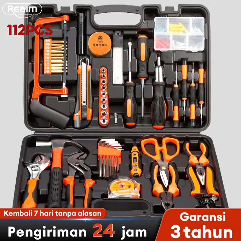 Toolkit 112 Pcs Tools Set Box Household Mechanic Tool Box Toolset Toolbox Tool / | eBay