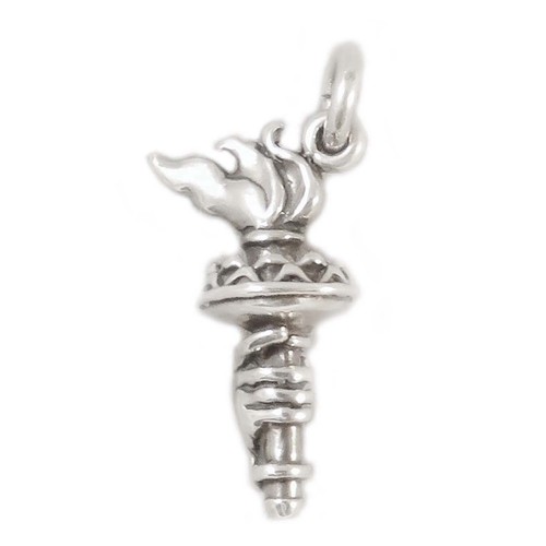 Statue of Liberty Torch New York City 3D 925 Solid Sterling Silver ...