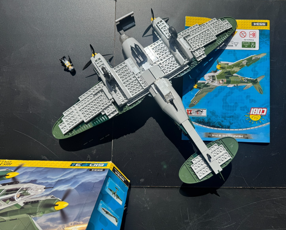 Cobi He-111 P-4 100% COMPLETE! USED Set 5534 - Only 1 Available! US ...