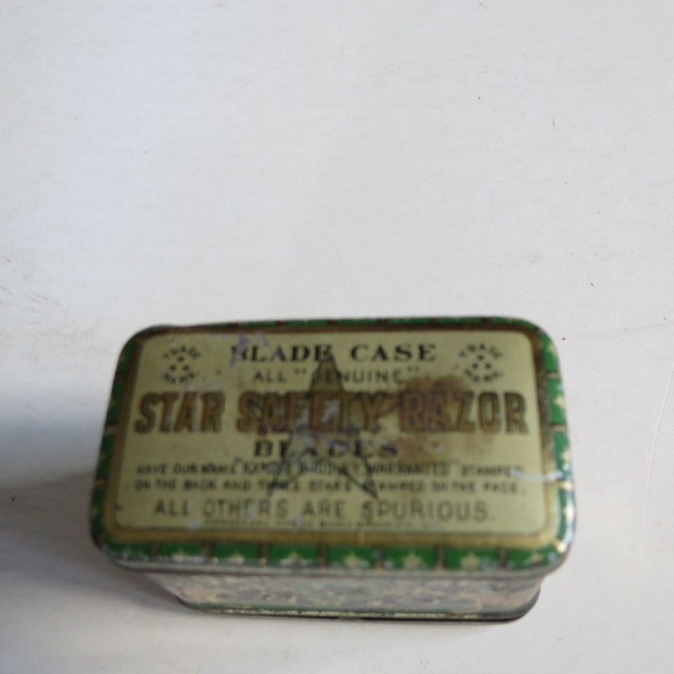 Antique Kampfe Bros Star Single Edge Silver Safety Razor, 2 Blades ...