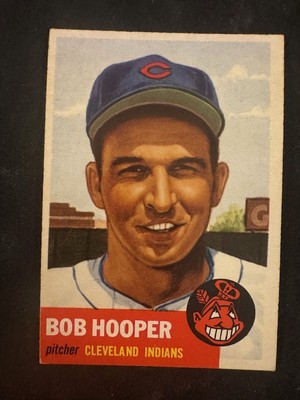1953 Topps #84b Bob Hooper black text | eBay
