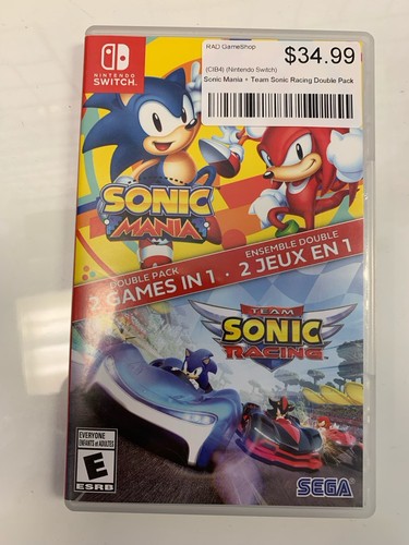 Sonic Mania + Team Sonic Racing Double Pack - Nintendo Switch ...