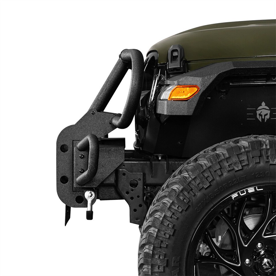 Tube Front Bumper Grille Brush Guard for 2018-2025 Jeep Wrangler JL ...