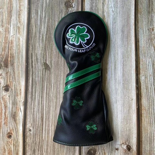 Golf Driver Headcover Premium Green Clover Golf Club Head Cover for ...