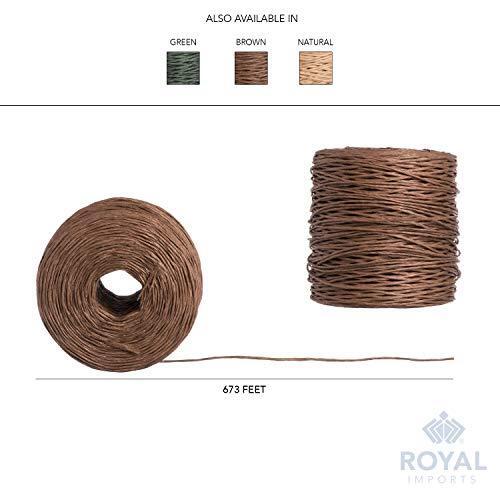 Brown Floral Bind Wire Wrap Twine, Paper Covered Waterproof Rustic Vine for | eBay