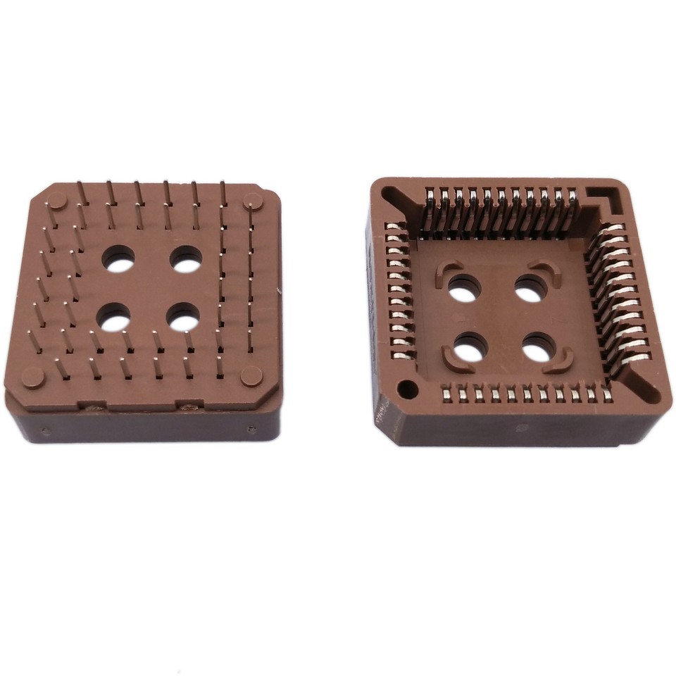 US Stock 10pcs PLCC44 44 Pin 44Pin DIP IC Socket Adapter PLCC Converter ...