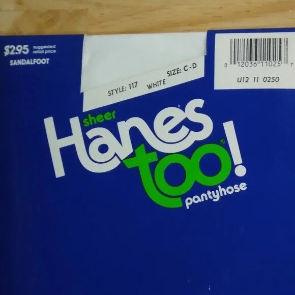 NEW DS Vintage Hanes Too! Sheer Pantyhose Style 117 W… - Gem
