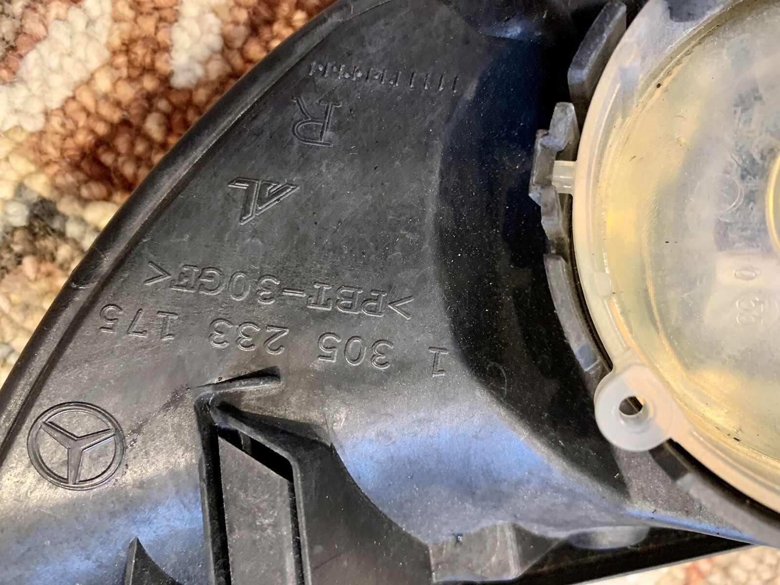 2007-2009 MERCEDES BENZ S CLASS FOG LIGHT LEFT RIGHT PAIR OEM ...