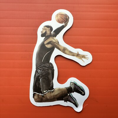 LEBRON JAMES STICKER Basketball Los Angeles Lakers NBA Cavs Heat | eBay