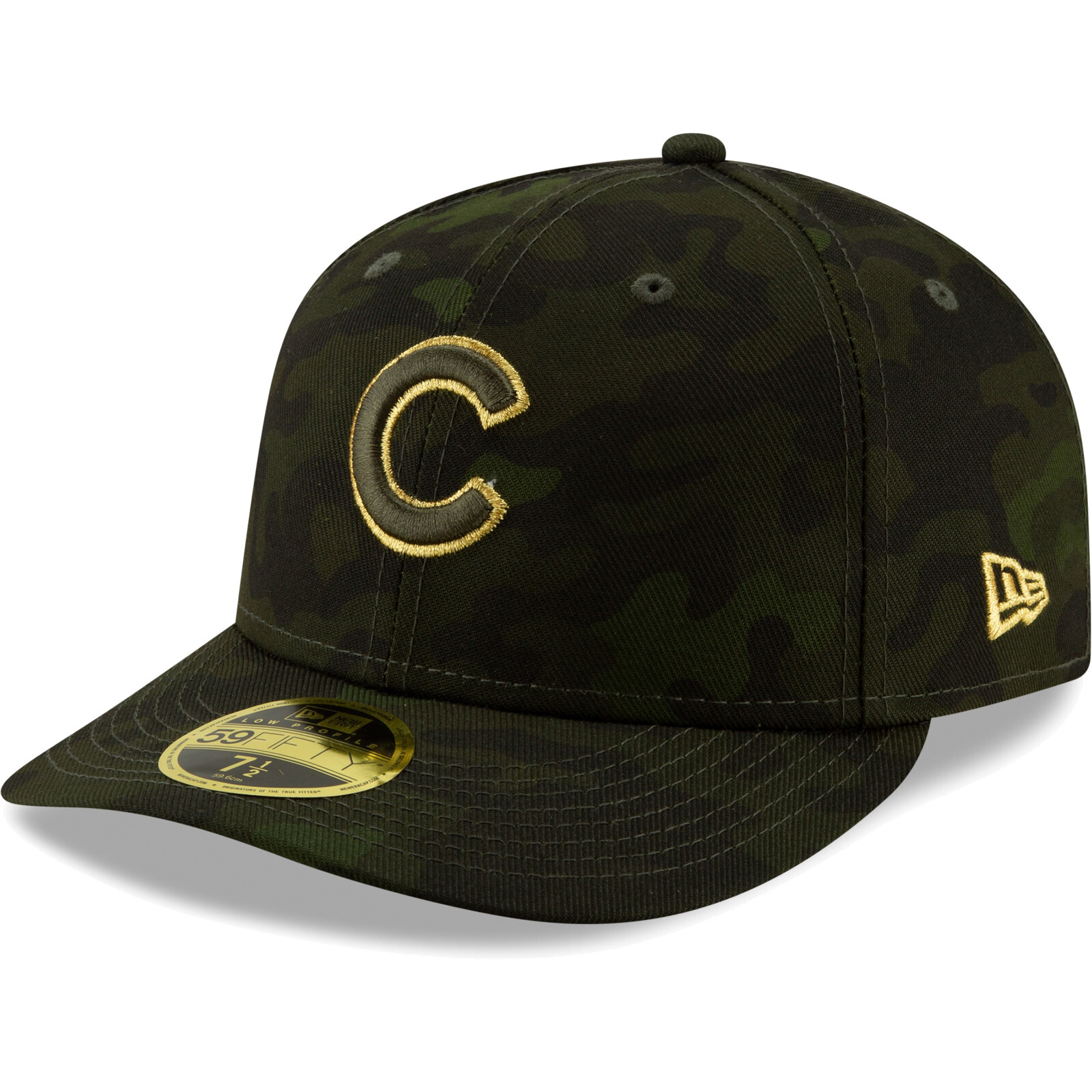 New Era Chicago Cubs Armed Forces Day Camo Low Profile 59FIFTY Fitted ...