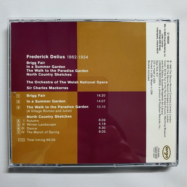 Delius: Brigg Fair, North Country Sketches, etc / Mackerras (CD, Oct ...