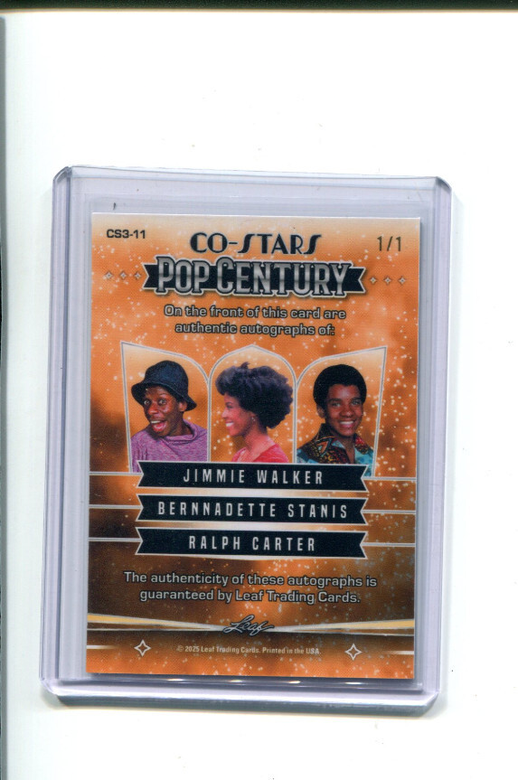 2025 Leaf Pop Century Jimmie Walker Bernadette Stanis Carter Good Times ...