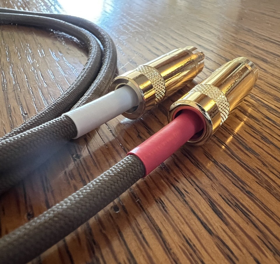4 Ft. Rca Interconnect Cables JMB CABLE CO. Audiophile Gold Reference ...