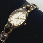 BULOVA Heart-Link DRESS Two-Tone Stainless Steel Women's Watch 98V02 | eBay
