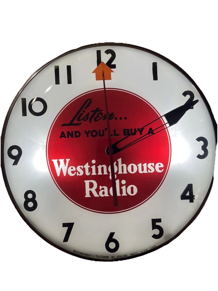 Telechron Westinghouse Radio clock | eBay