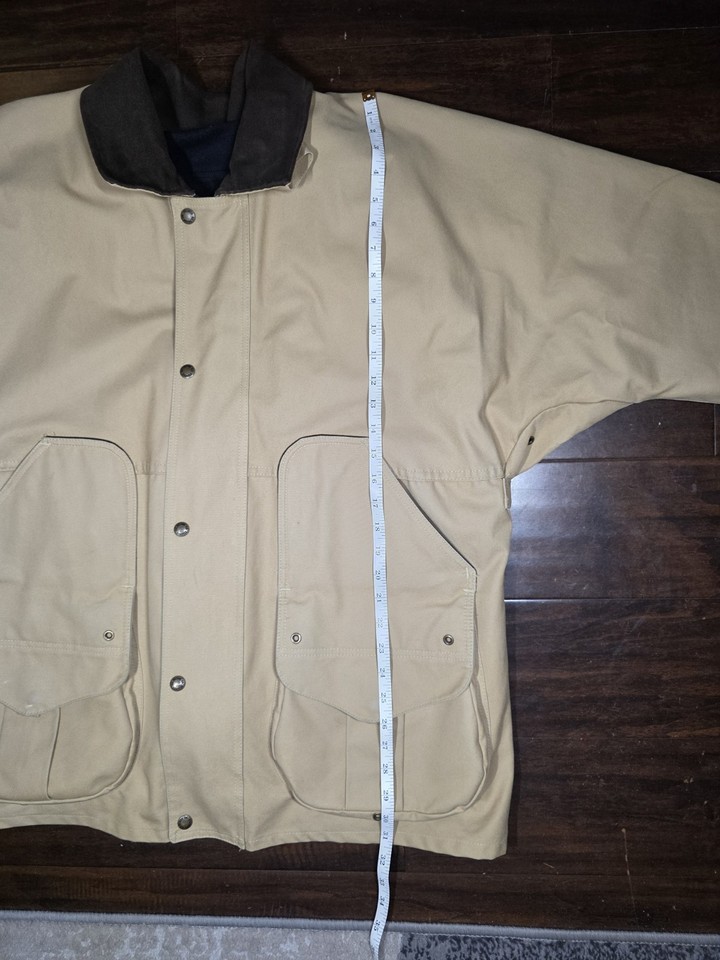 filson dry tin cloth Waterfowl Jacket With Wool Liner | eBay