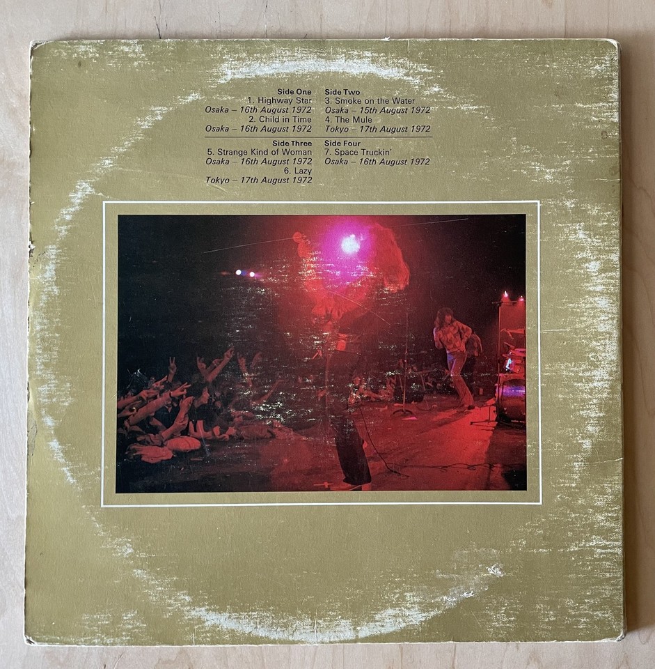 DEEP PURPLE Made In Japan Vintage 2-LP (1973) Warner 2WS 2701 HARD ROCK ...