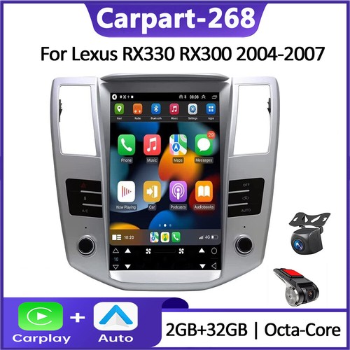 12.1" Car Audio Stereo Radio For Lexus RX330 RX300 2004-2007 Multimedia ...