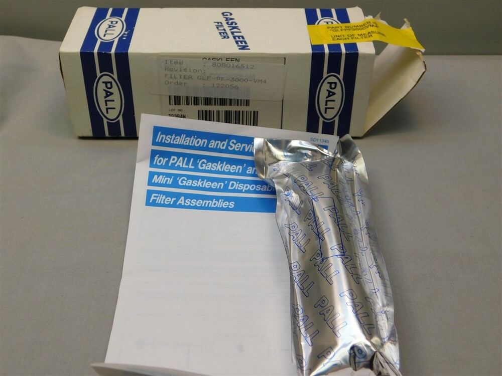 Pall Trinity GLF-PF-3000-VM4 Gaskleen Filter Assembly New in Box | eBay