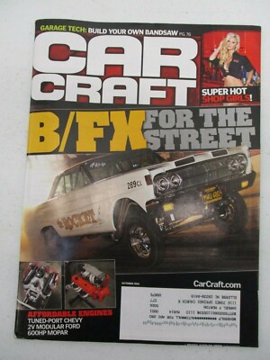 CAR CRAFT MAGAZINE OCTOBER 2011 DALE SNOKE 1964 MERCURY COMET 1965 ...