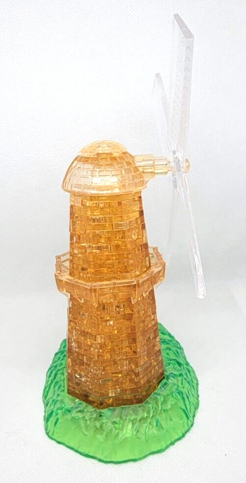 BePuzzled Deluxe 3D Crystal Puzzle Windmill 64 Piece Complete Brain ...