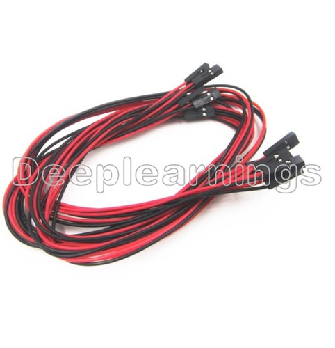 5PCS 70cm 2Pin Cable Set Female-Female Jumper Wire for Arduino 3D ...