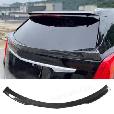 Carbon Fiber Look Rear Tail Trunk Door Spoiler Wing For Cadillac XT5 ...