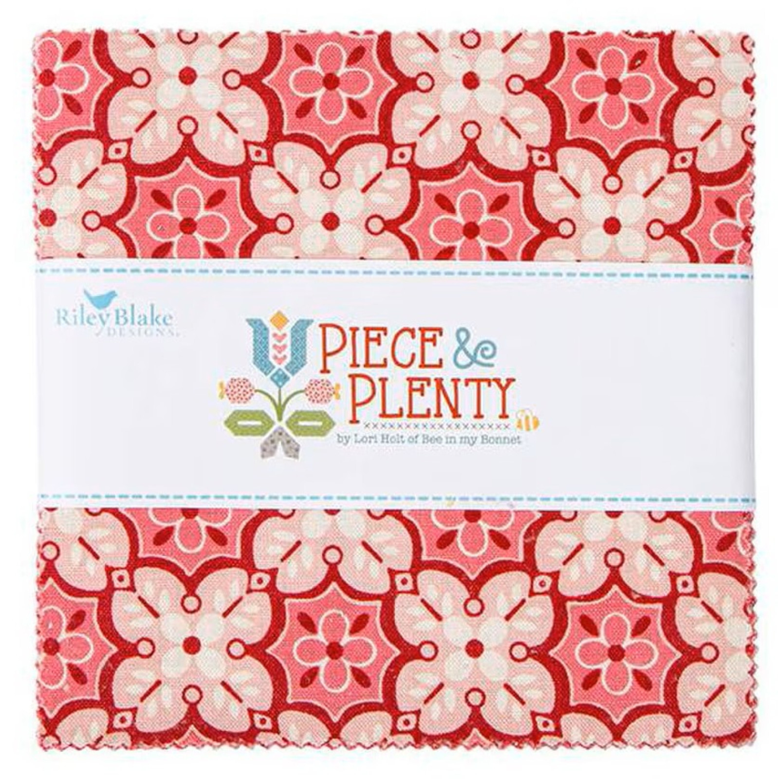 PIECE & PLENTY Stacker Pack from Riley Blake - (42) 5" fabric square ...