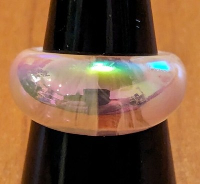 Pearlescent Pink Ring | eBay