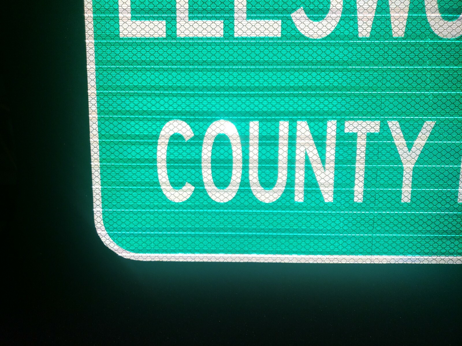 Ellesworth County Line, KANSAS CITY route road sign - KDOT, - Kansas ...