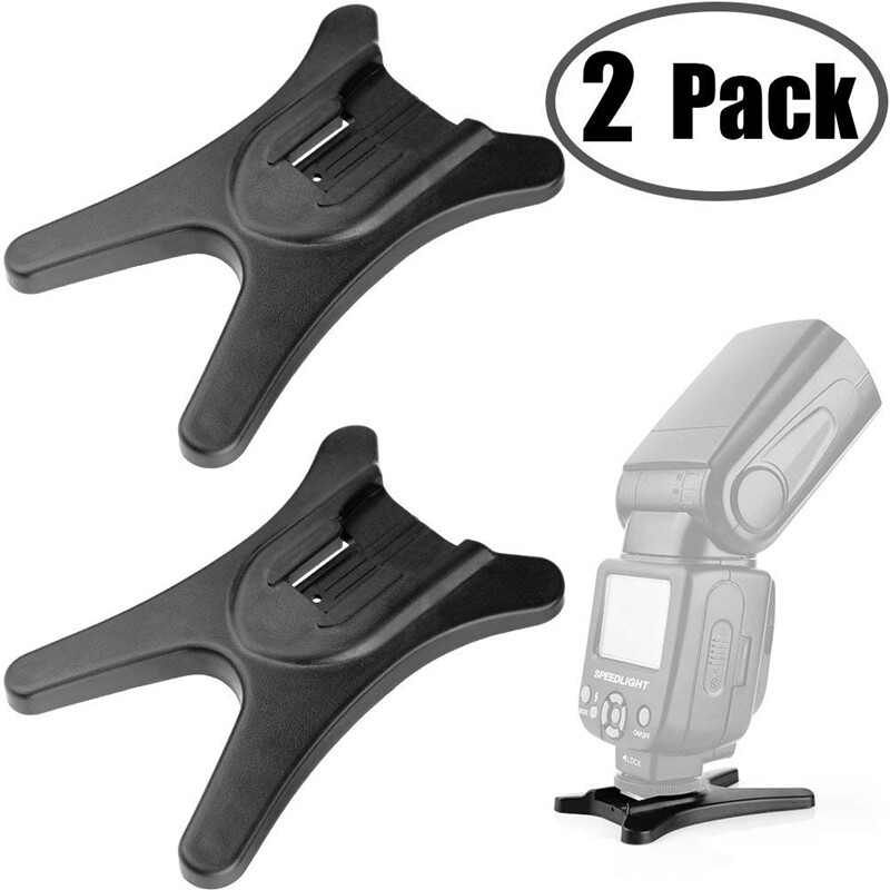 Camera Flash Stand Flash Speedlight Hot Shoe Mount Stand with 1/4inch ...