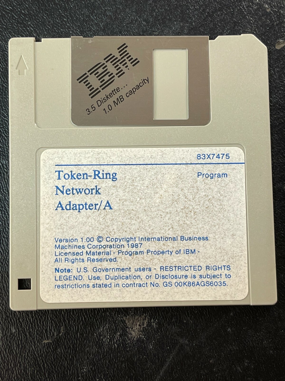 IBM Token Ring Adapter /A - 3.5 Media | eBay