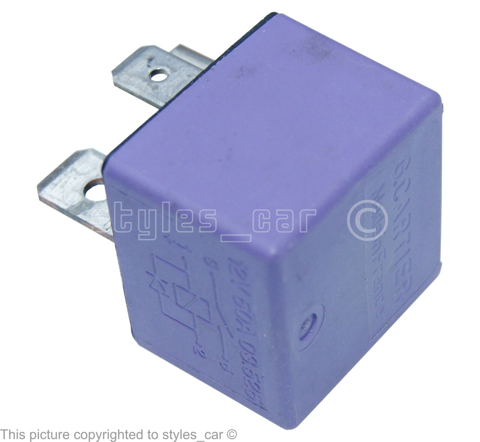 Renault Clio Laguna Megane Trafic 4-Pin Purple Relay 12V-50A G. Cartier ...