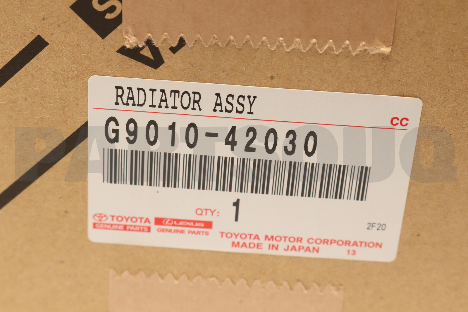 Genuine OEM Drive Motor Inverter Cooler for Toyota G901042030 for sale ...