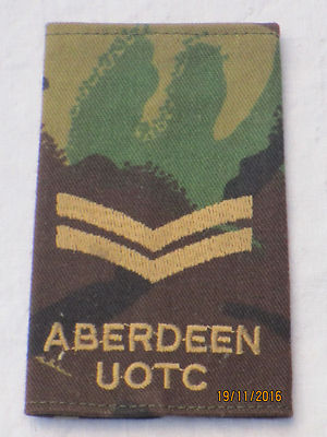 Aberdeen UOTC, University Officer Training Corps, Corporal, Rank Loop ...