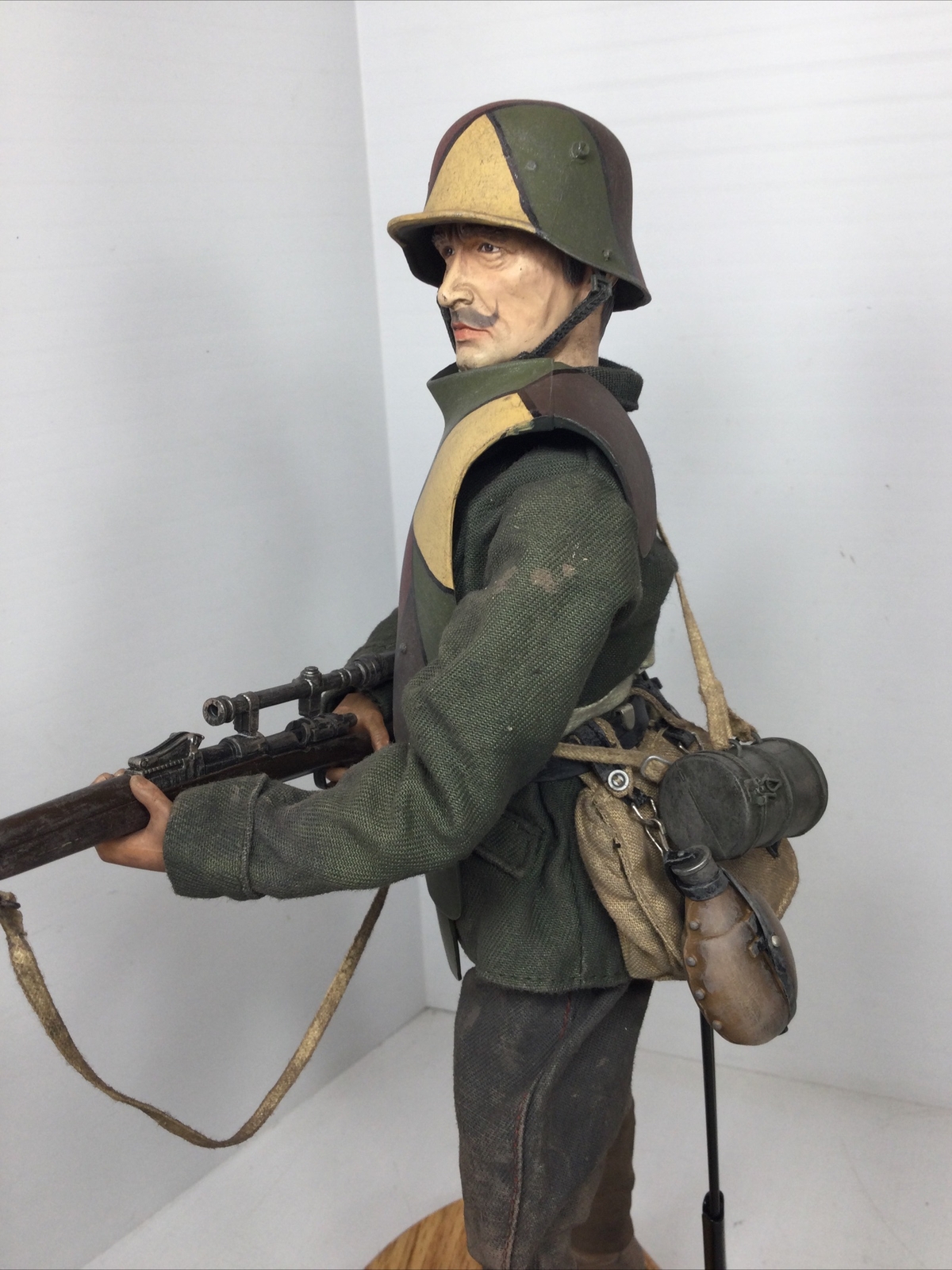 1/6 CUSTOM WW1 GERMAN SNIPER + BODY ARMOR & DAZZLE CAMO + OAK STAND DID ...