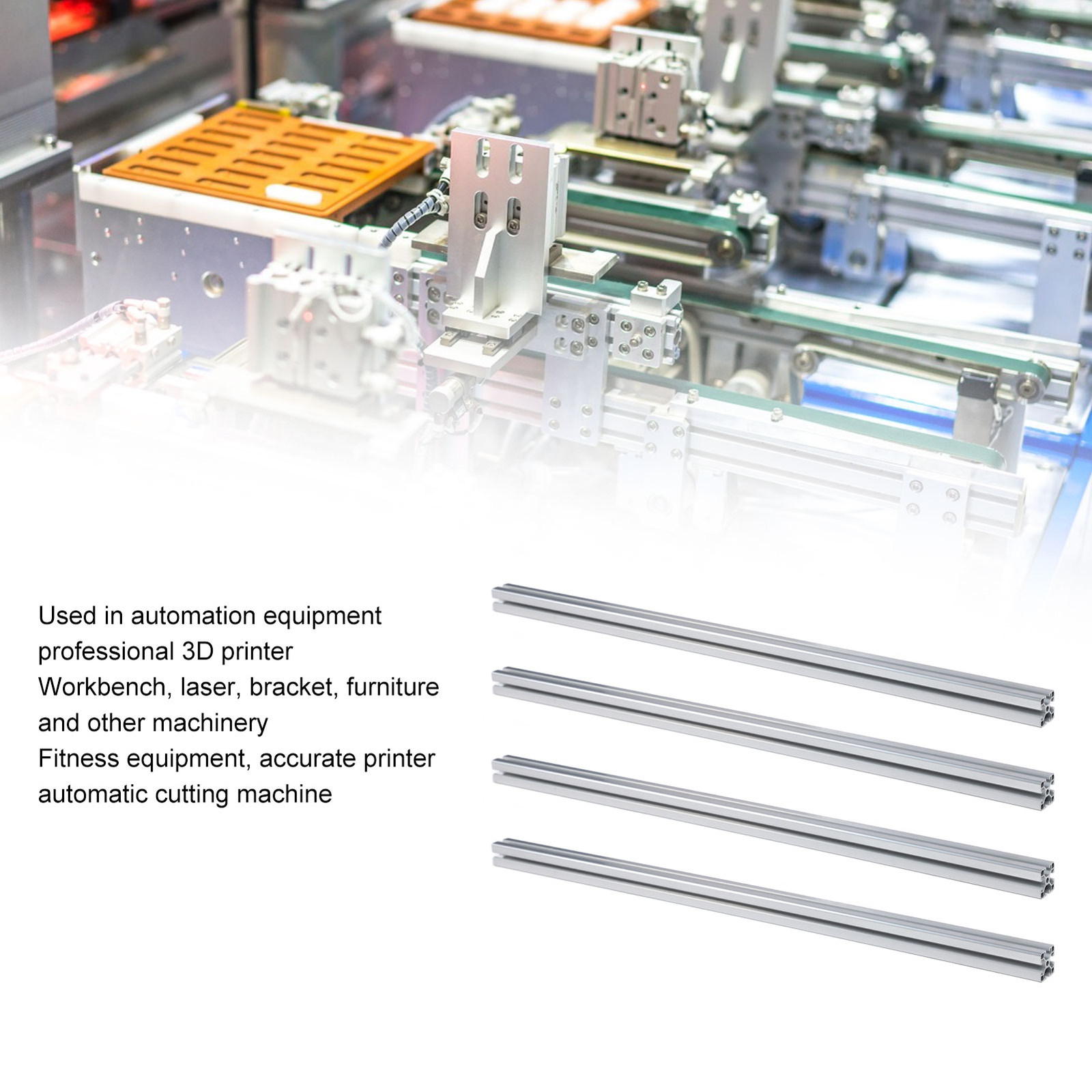 4040 1000mm ALUMINIUM EXTRUSION PROFILE T-SLOT FOR CNC 3D PRINTER 40mm ...