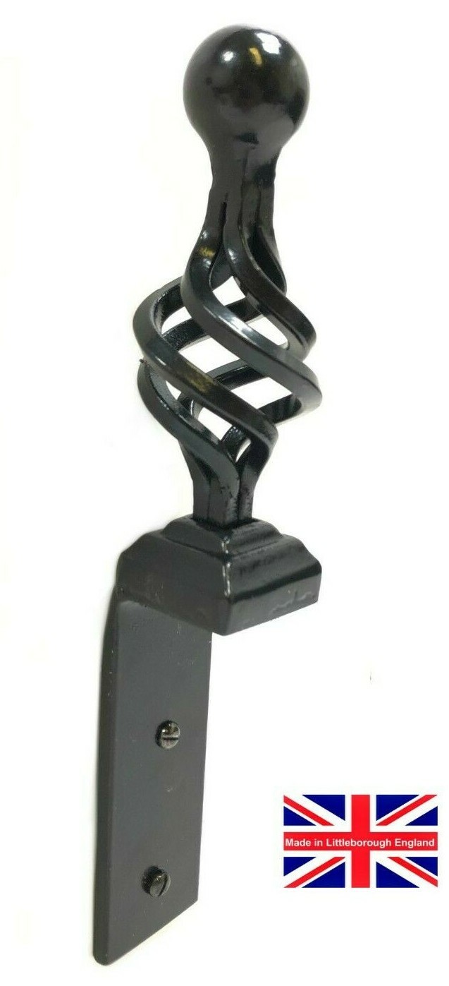 Washing Line Clothes Line Wall fixing bracket 10" BLACK BASKET Made In ...