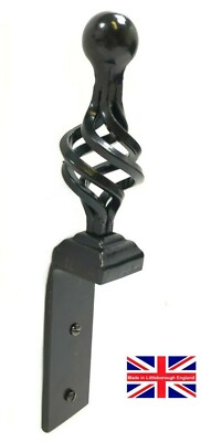 Washing Line Clothes Line Wall fixing bracket 10" BLACK BASKET Made In ...