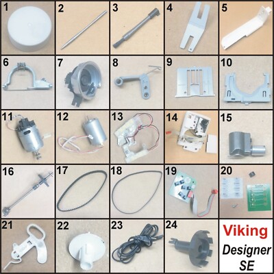 VIKING HUSQVARNA DESIGNER SE GENUINE ORIGINAL USED PARTS IN GOOD ...