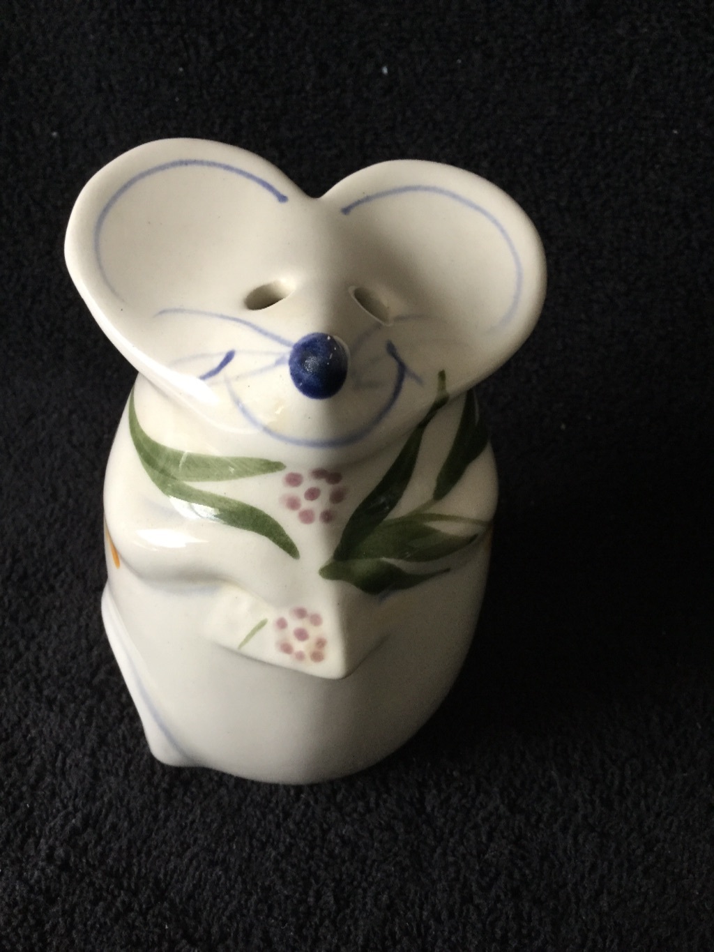 Vintage N S Gustin Mouse Parmesan Cheese SHAKER Ceramic 5 1/2" tall | eBay