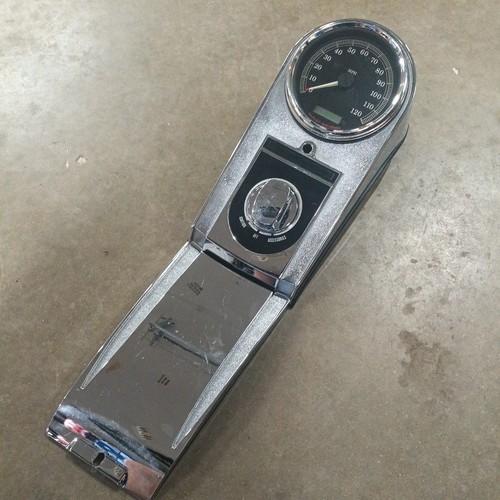 Harley Davidson Softail Console #71273-00A with Speedometer Untested | eBay