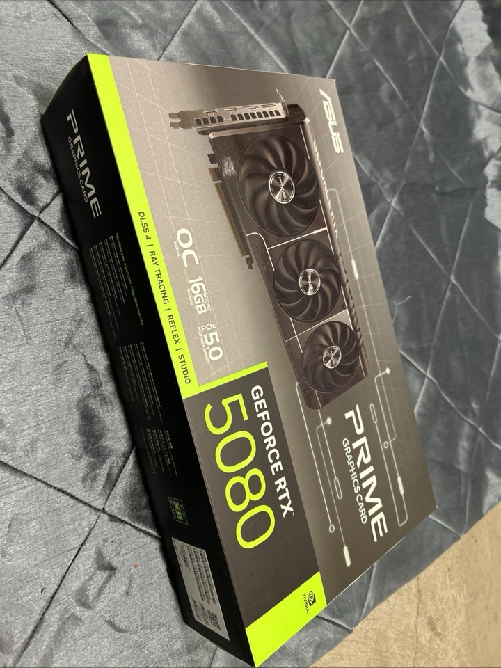 ASUS Prime GeForce RTX 5080 Original Retail (((( Box ONLY & Packing ...
