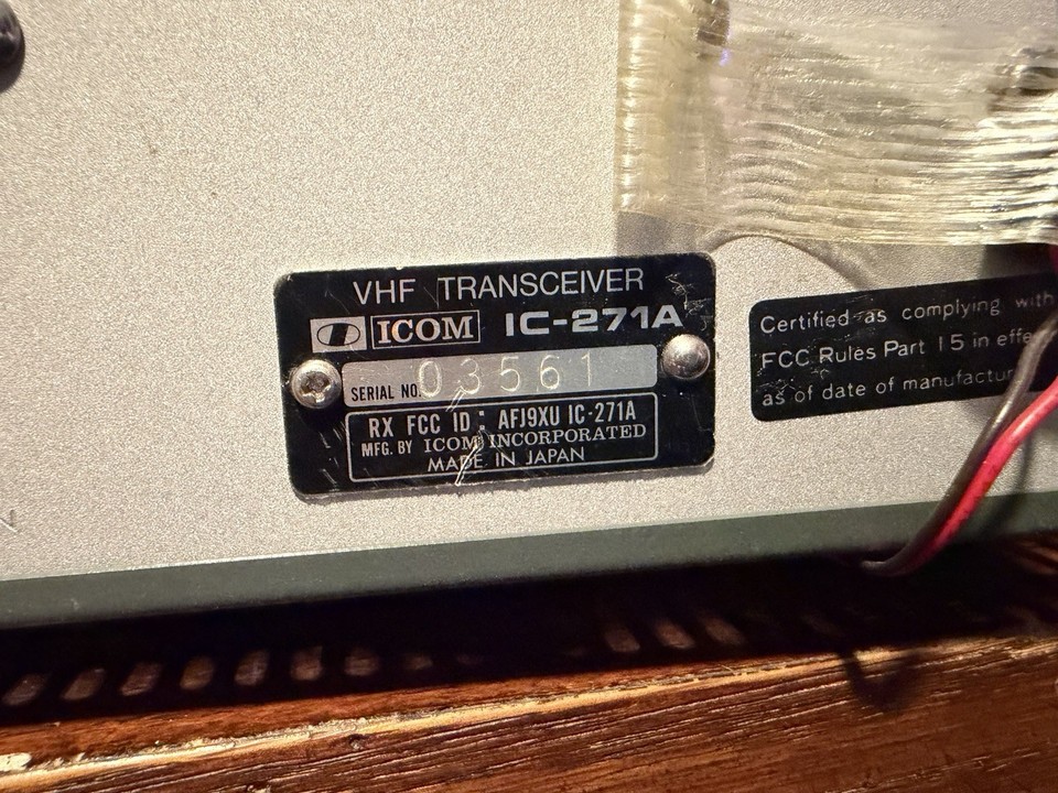 ICOM IC-271A VHF Transceiver Parts Only | eBay