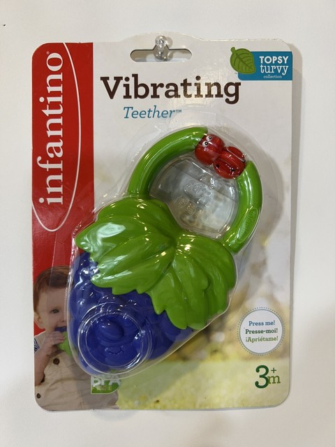 Infantino Vibrating Baby Teether Strawberry BPA 3m for sale online | eBay