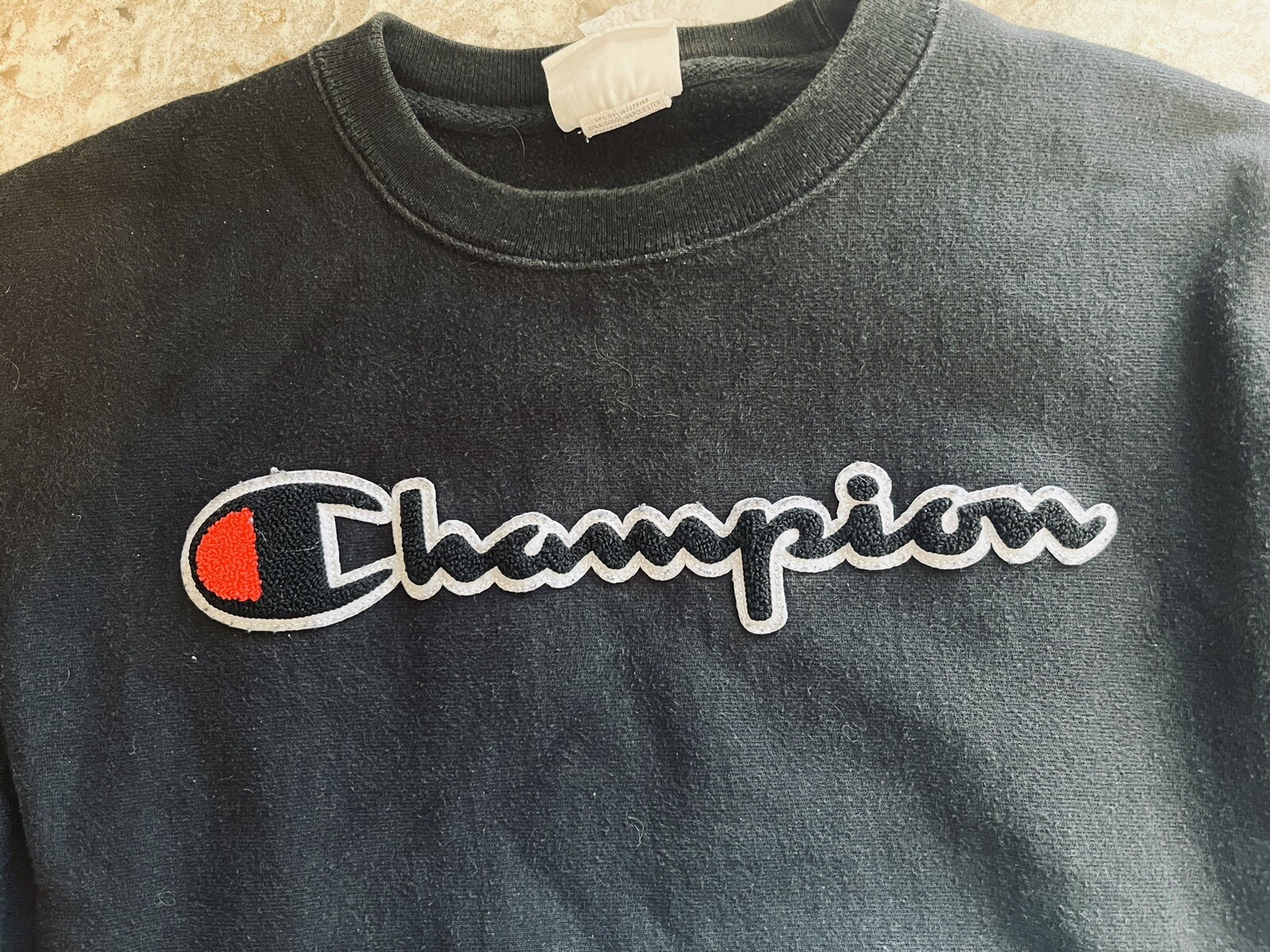 Vintage 90’s Champion Brand Logo Reverse Weave Crewne… - Gem