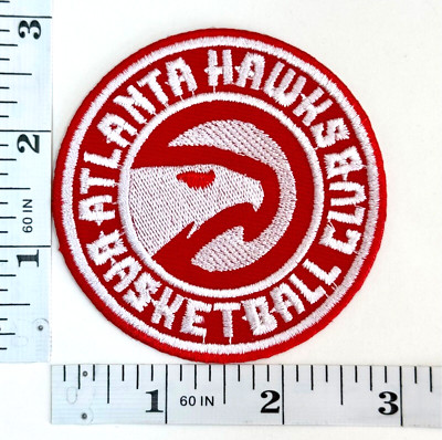 Embroidered Patch - Atlanta Hawks - Basketball Club - NBA - NEW - Iron ...