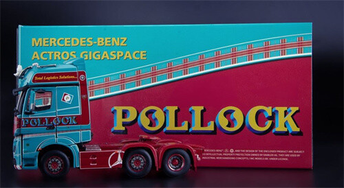 WSI FOR IMC for MERCEDES 6x2 Pollock 1/50 DIECAST Truck Pre-built Model ...