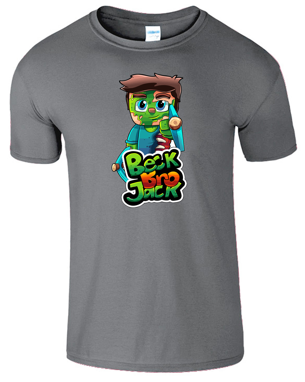BECKBROJACK Kids T Shirt Youtuber Merch Gamer Gaming Funny Boys Girls ...